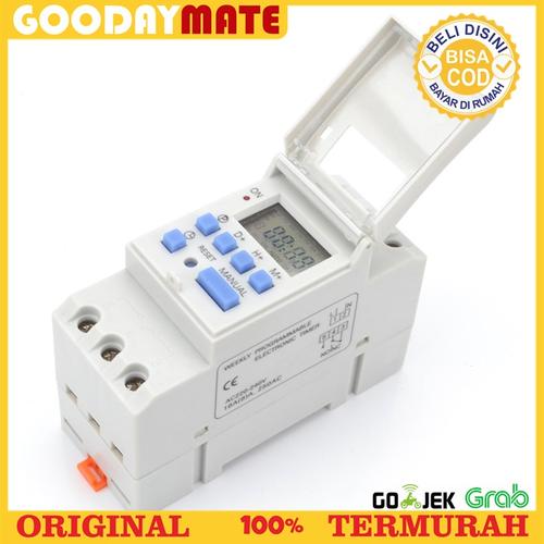Jual Timer Digital Programmable Switch Din Rail Model MCB 220V AC 16A ...