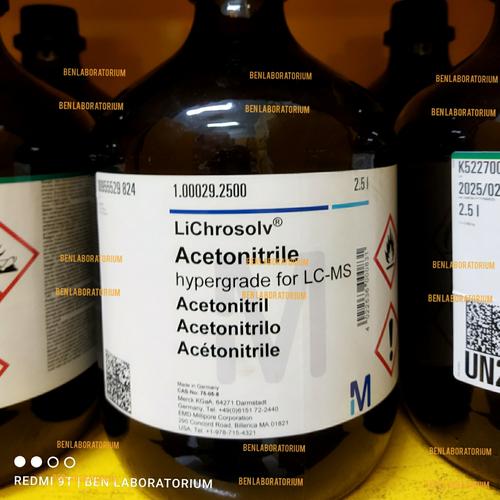 Jual acetonitrile hypergrade for LC-MS merck 2.5 Liter - Kota Bekasi ...