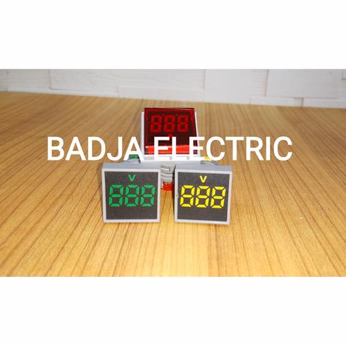 Jual PILOT LAMP LED WITH VOLT INDICATOR EWIG KOTAK 22mm 220VAc. - Putih ...