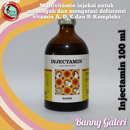 Jual Multivitamin Injeksi INJECTAMIN kemasan 100 ml - 50 ml - Kab ...