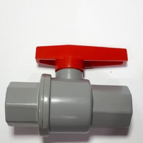 Jual Ball Valve 3/4 CM / stop kran PVC 3/4" ZUKI polos / stop keran - Jakarta Pusat - Valve Besi ...