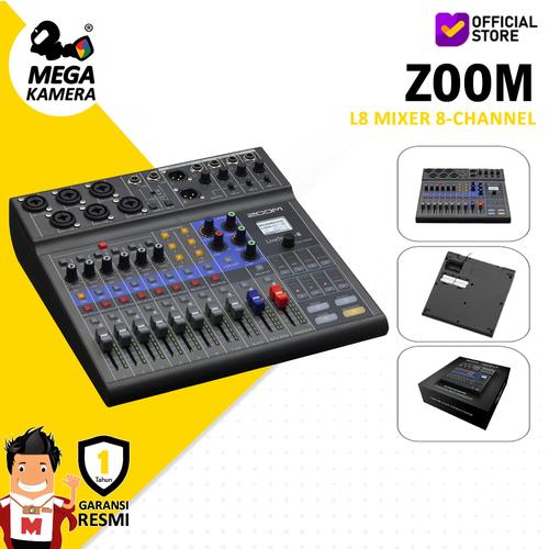 Promo Zoom LiveTrak L-8 Portable 8-Channel Digital Mixer and Multitrack ...