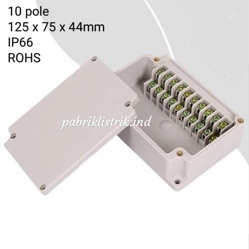 Jual Junction box PVC terminal block 10 pole bukan TJ 10P TIBOX ...