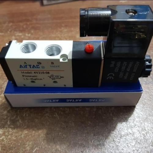 Jual SOLENOID VALVE AIRTAC 4V330C-10 AC 220/DC24 / SELENOID AIRTAC ...