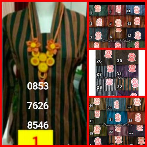 Jual baju kebaya dewasa lurik jawa tradisional merk keong - Jakarta Selatan - Rerezeze online ...