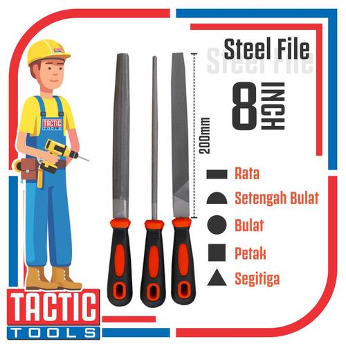 Jual Kikir Besi Kotak 8" / Square Steel File - Bulat - Kota Medan ...