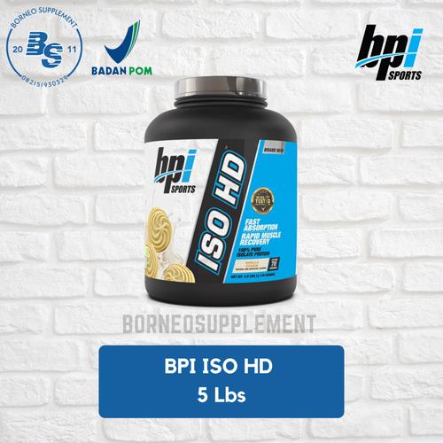 Jual Bpi Sports Iso Hd Isohd 5 Lbs BPOM 100% Whey Protein Isolate ...