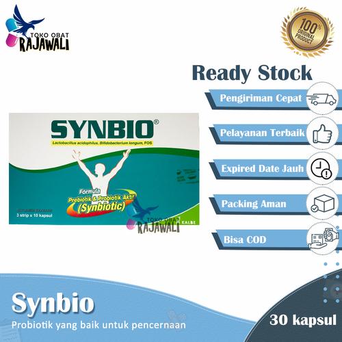 Jual synbio probiotik untuk pencernaan perbox ( 3 strip @ 10 kapsul ...