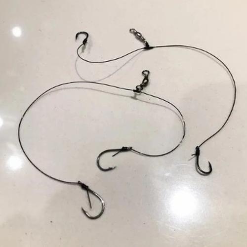 Jual hook kail pancing rangkaian galatama cabang 2 ikan mas isi 2 set ...