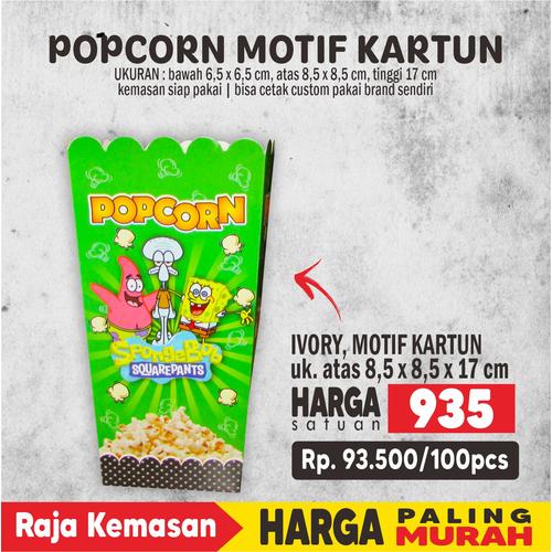 Jual KEMASAN POPCORN, DUS POPCORN, BOX POPCORN, POPCORN BESAR MOTIF ...