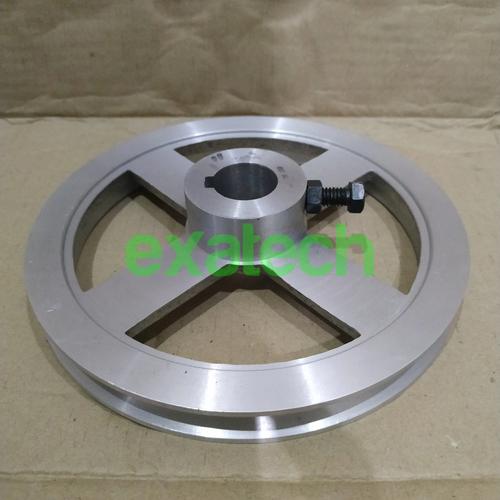 Jual Pulley puli pully A1 - 6 inch as 25 mm poly pully alumunium - as ...