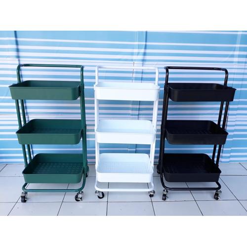 Jual Trolley Service Besi/ Troli Salon/ Rak Troli Mudah Dipindahkan ...