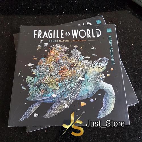 Jual Kerby Rosanes - FRAGILE WORLD Adult Coloring Book IMPORT - Kota ...