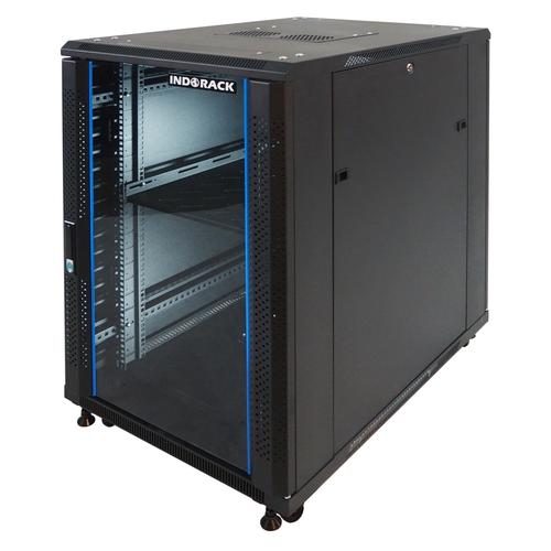 Jual IR9020G-19" CLOSE RACK 20U DEPTH 900MM GLASS DOOR MERK INDORACK ...