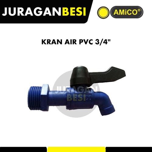 Jual KRAN KERAN AIR PVC PLASTIK AMICO 3/4" TEMBOK TAMAN - Kota Surabaya ...