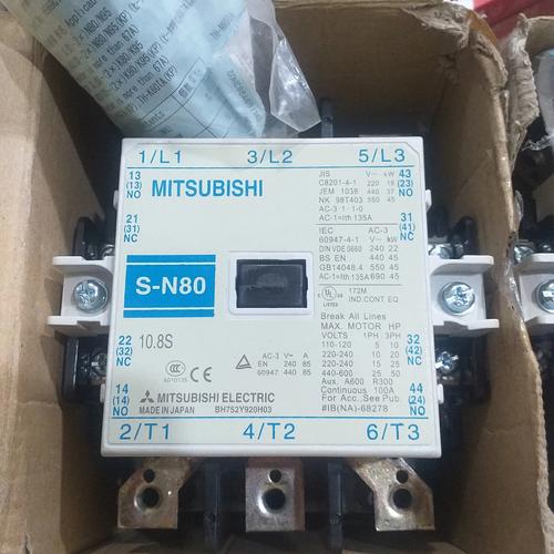 Jual Magnetic Kontaktor Mitsubishi type S-N80 SN 80 220VAC - Kota ...