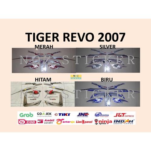 Jual Stiker TIGER REVO 2007 Motor Honda List Striping Sticker - Silver ...