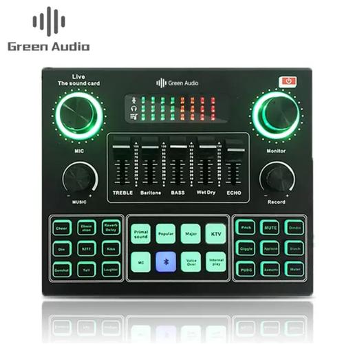 Jual GREEN AUDIO GAX-V9 Bluetooth Sound Card for Live Broadcast ...