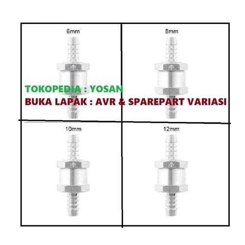 Jual KATUP CHECK VALVE SATU ARAH BAHAN ALUMINIUM ALLOY UNTUK BENSIN ...