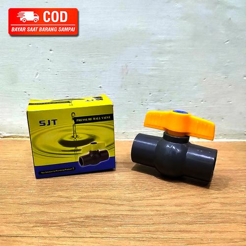 Jual STOP KRAN / STOP KERAN / BALL VALVE PVC TEBAL 1/2"- 3/4"-1" INCH ...