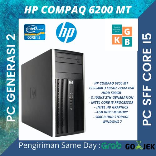 Jual PC TOWER HP COMPAQ 6200 CORE I5 RAM 4GB HDD 500GB - Jakarta Pusat ...