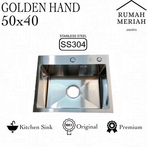 Jual BAK CUCI PIRING KITCHEN SINK GOLDEN HAND STAINLESS SS304 - BAK ...