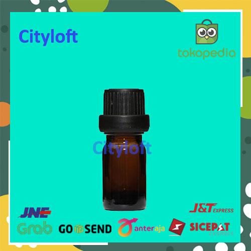 Jual Botol Kaca Amber 10 mL Essential Oil Tutup Filler Hitam Segel ...