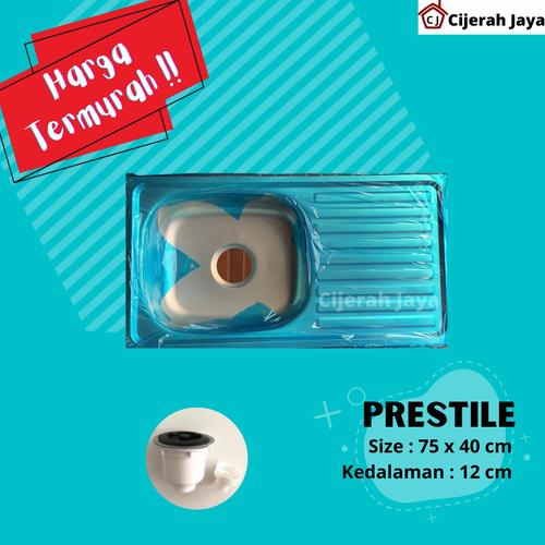 Jual BAK CUCI PIRING SAYAP 75 X 40 STAINLESS PRESTILE + AVUR PVC - BCP ...