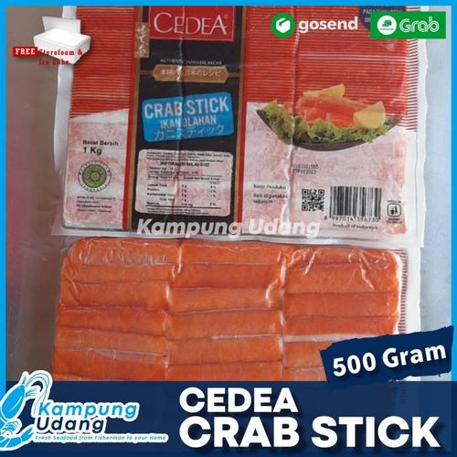 Jual CEDEA CrabStick Kani|1 kg Surimi Stik Kepiting | Crab Stick Halal ...
