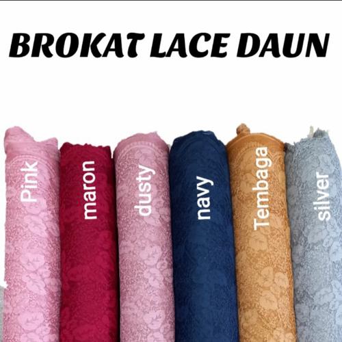 Jual kain brokat lace daun - Kota Semarang - Pasartextile | Tokopedia