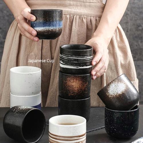 Jual Japanese ceramic Rustic mug tea glass classic gelas resto jepang ...