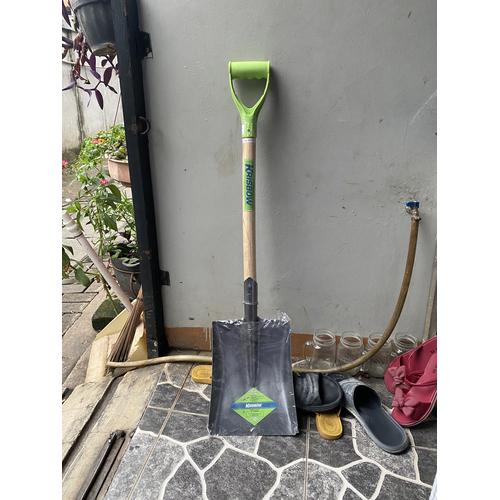Jual Krisbow Sekop taman Persegi / Krisbow Sekop Rata stainless gagang ...
