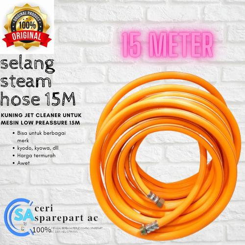 Jual Selang Mesin steam - Selang Kuning Jet cleaner 15 Meter - Jakarta ...