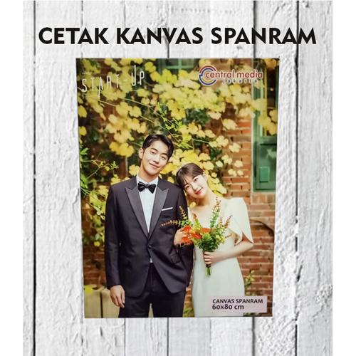 Jual Cetak Canvas Spanram Foto Kanvas Foto Keluarga Photo Wedding ...