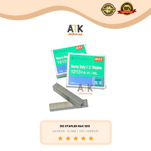 Jual Isi Staples Max 1213 FA-H/ML Heavy duty atk - Jakarta Utara ...
