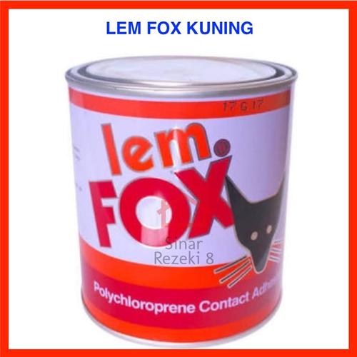 Jual Lem FOX Kuning 1 kg / Cair Glue HPL Edging PVC Sheet Kayu Serbaguna - Kota Tangerang ...