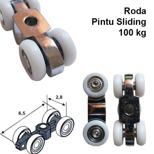 Jual RODA REL SLIDING / PINTU GESER / MAX 100KG - Jakarta Barat - Kunci ...