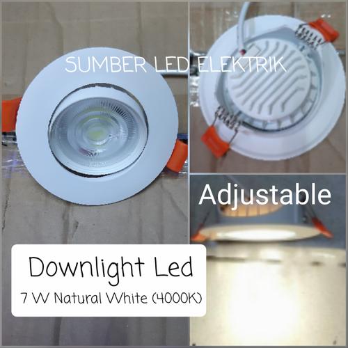 Jual Downlight Led Spot Led 7W 7Watt Ceiling Tanam Plafon 220 Volt ...