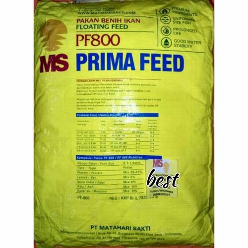 Jual Pakan ikan Prima Feed PF 800 1 karung(10kg) - Jakarta Timur ...