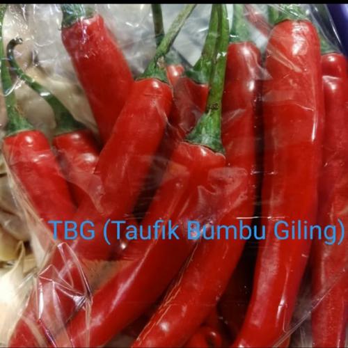 Jual cabe merah besar bisa di giling halus/kasar 1kg - giling kasar ...