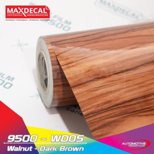 Jual MAXDECAL 9500 WD05 Walnut Dark Brown Sticker Motif Kayu Coklat Wrap - Jakarta Pusat ...