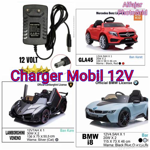 Jual Charger Adaptor Mobil Aki 12v 4.5Ah Mainan Motor Accu 12V 7ah PmB ...