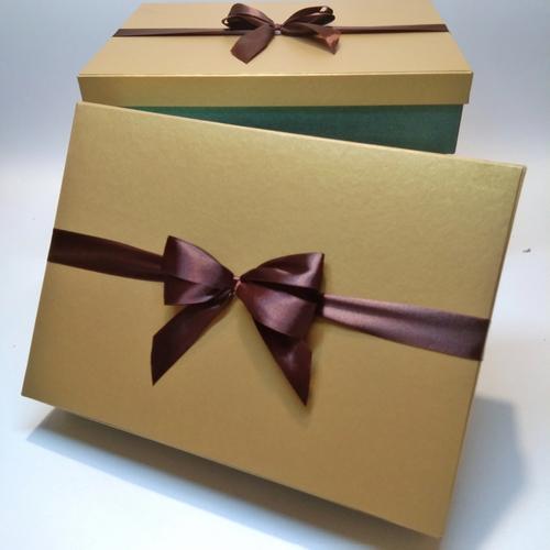 Jual kotak kado / kotak hadiah / giftbox / hardbox polos bonus pita ...