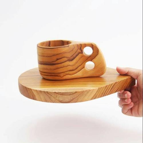 Jual Omatha Wooden Mug / Cangkir Kayu / Kuksa Kayu / Gelas Kopi Kayu ...