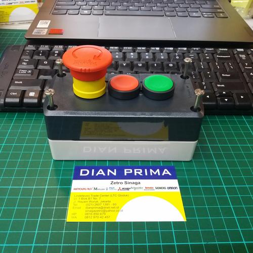 Jual Schneider Control Box Kombinasi Emergency Stop Start NC NC NO ...