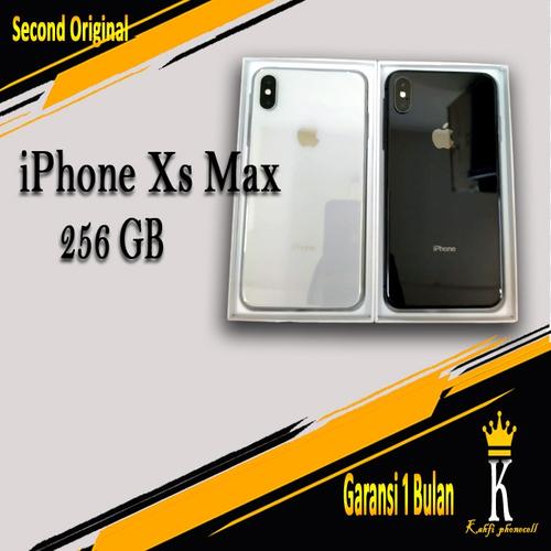 Jual Second iPhone XS Max 256 GB Mulus ex Inter,Fullset Bergaransi ...