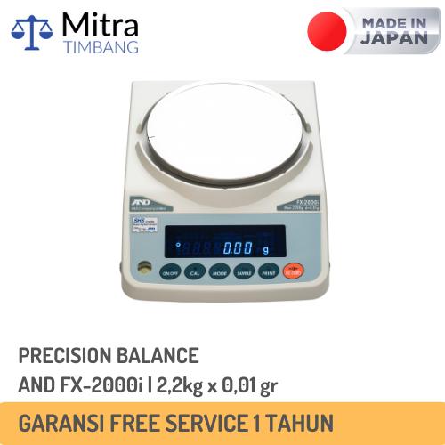 Jual Timbangan Digital Lab 2200g x 0,01g | AND FX-2000i PRECISION ...