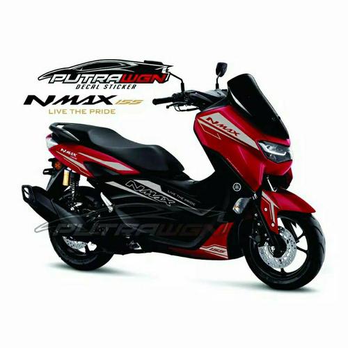 Jual Cutting Stiker Lis Striping Decal Yamaha Nmax Nmex Nmek Merah ...
