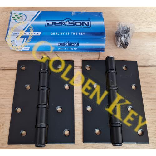Jual Engsel Pintu Nylon Nilon Dekkson Dekson 4 Inch Hitam Black Besi ES ...