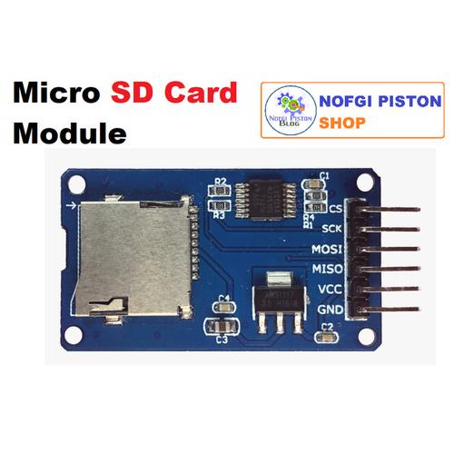 Jual Micro SD Card Module Reader Writer Kartu MicroSD Baca Tulis Data ...